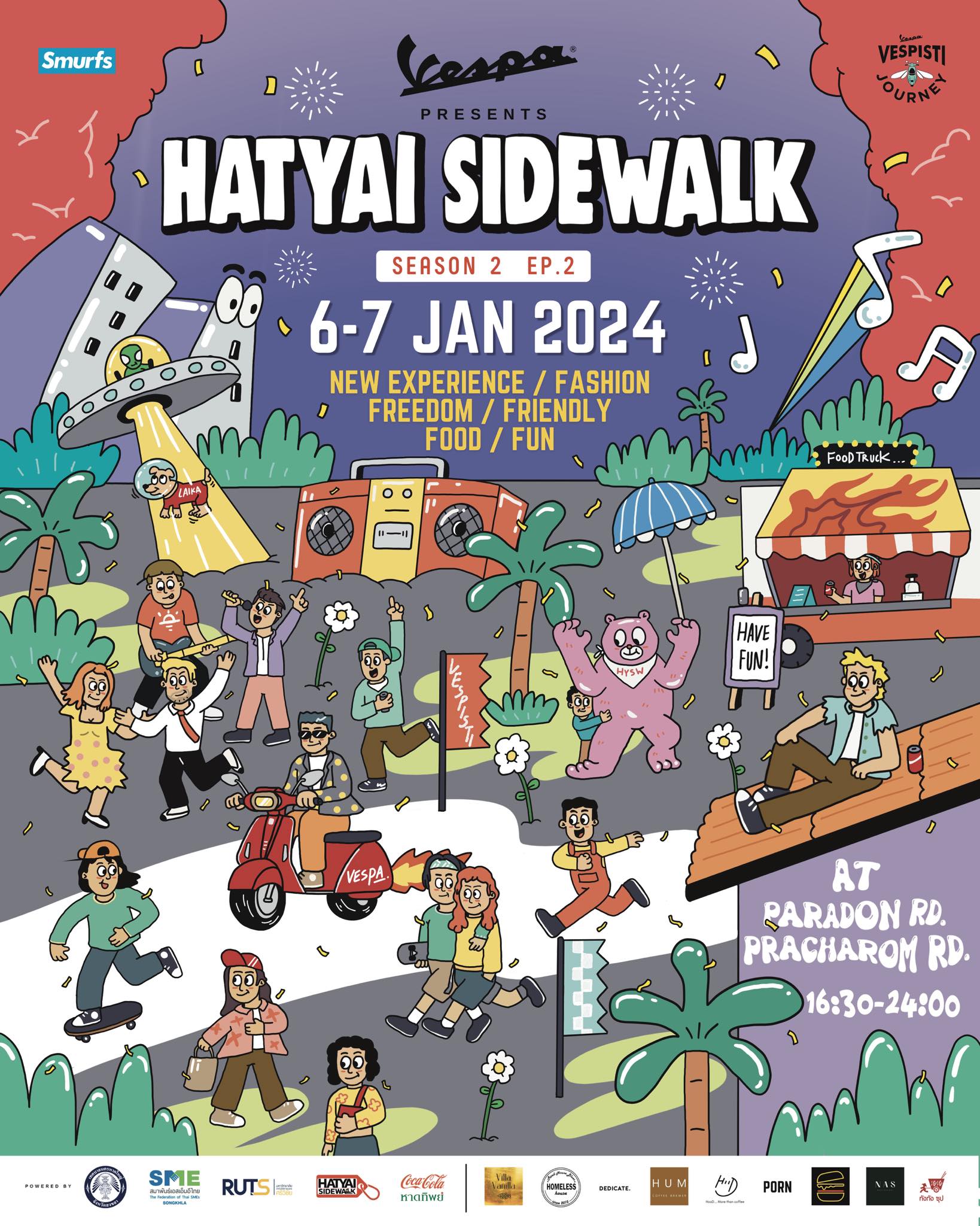 เปิดรับปีใหม่ไปกับ “HATYAI SIDEWALK” SEASON 2 EP.2